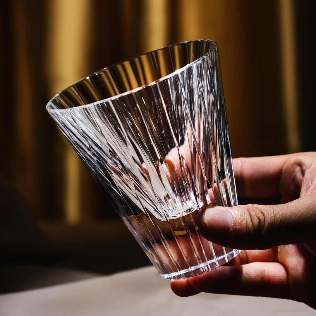 Lead-free Crystal Rocks Glass Hand Engraved Whiskey Glasses Premium ...