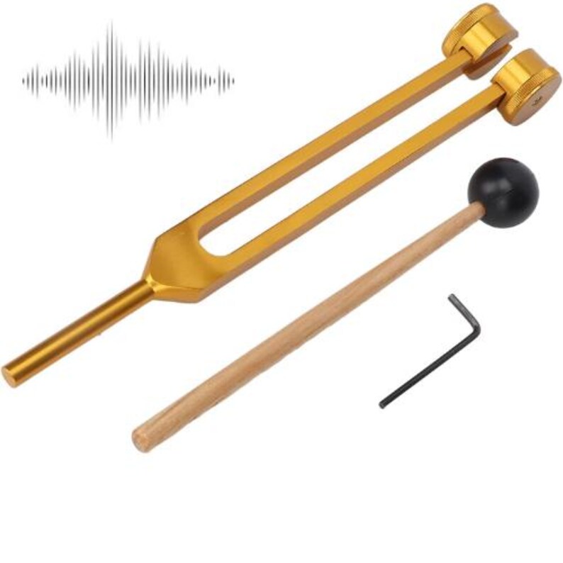 128hz Tuning Fork Set for Stress Relief, Healing, Medical Use & Ear ...