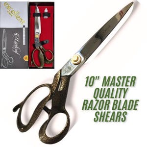 Professional Excellence Tailor Scissors for Cutting Fabric & Leather ...