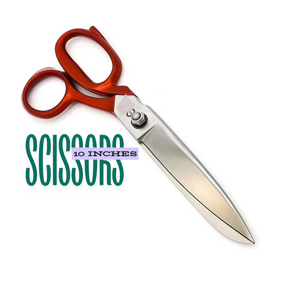 10" Heavy-duty Sewing Scissors for Fabric, Leather, Upholstery ...