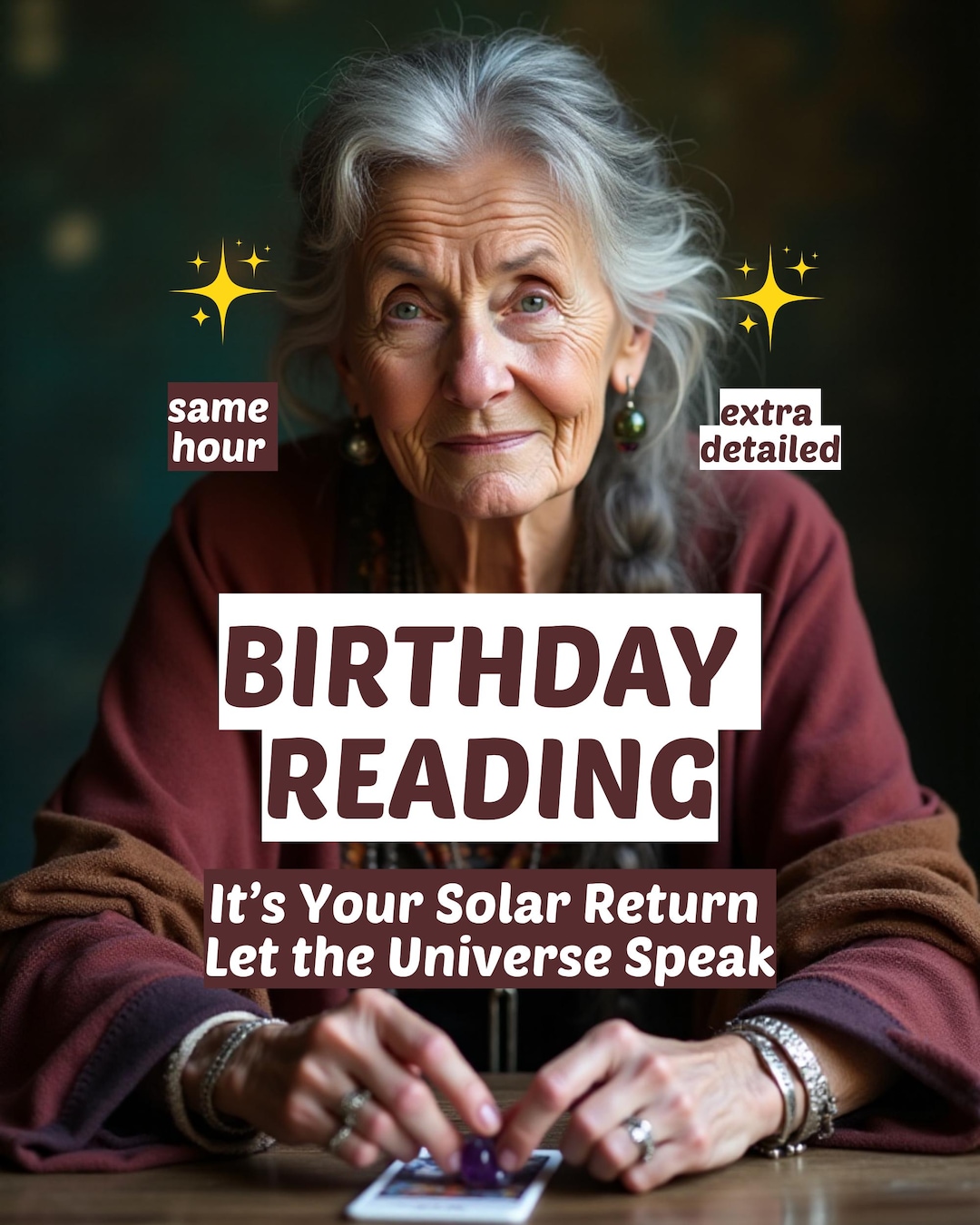 Same Hour Birthday Tarot Reading, Detailed New Age Reading, In-depth ...
