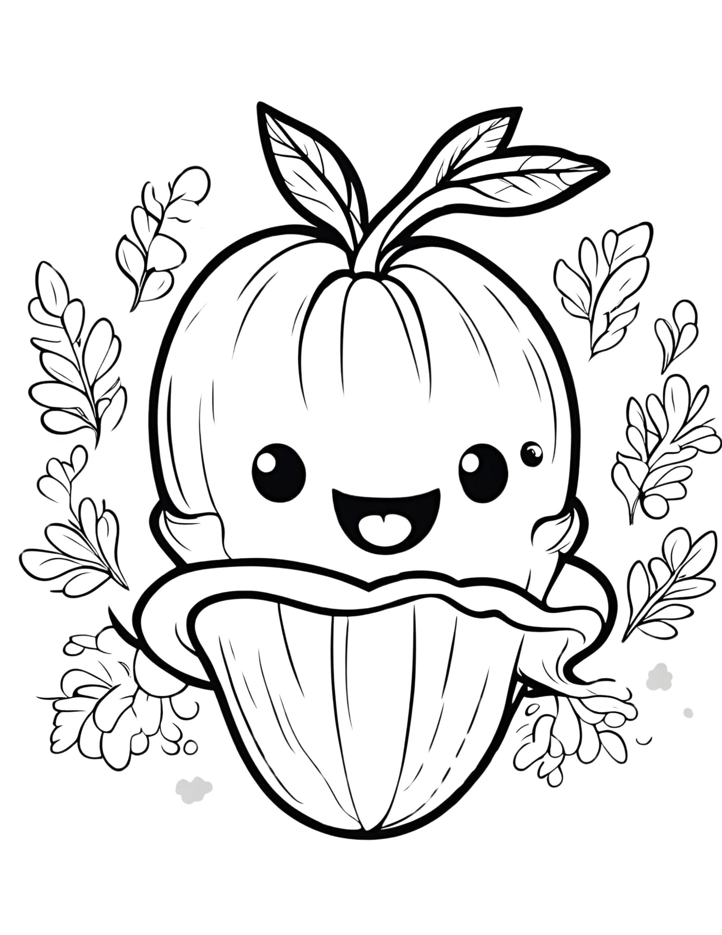 20 Coloring Pages, Cute Drawings to Paint for Children, Digital ...