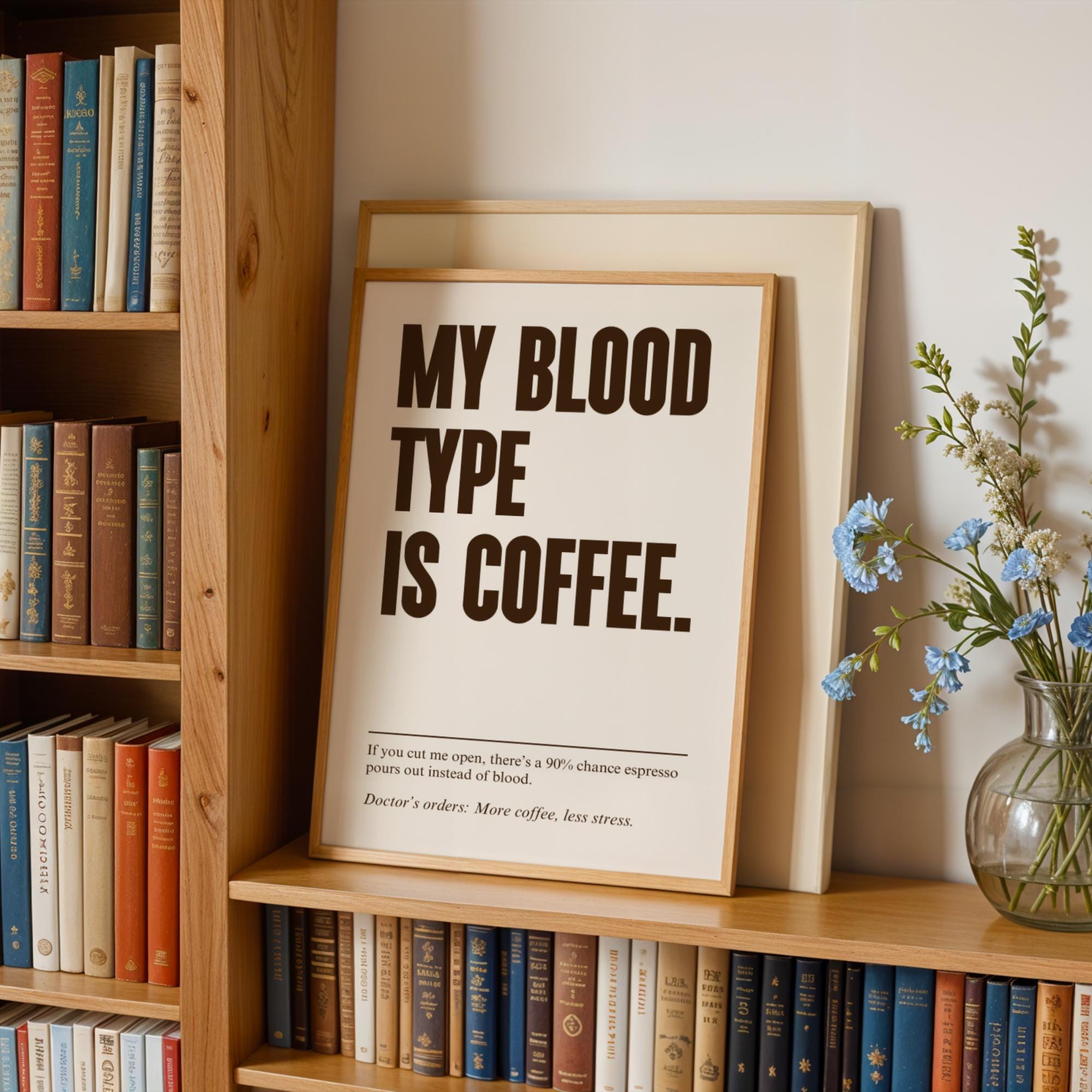 Coffee Poster: Funny Quote Kitchen & Coffee Bar Decor (digital Download ...