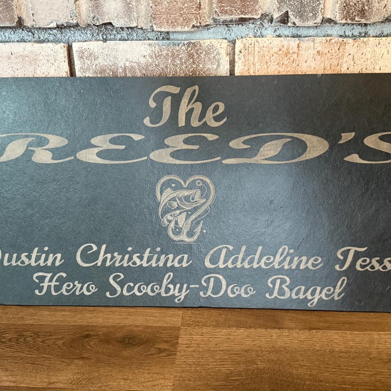 Slate Tile Signs - Etsy