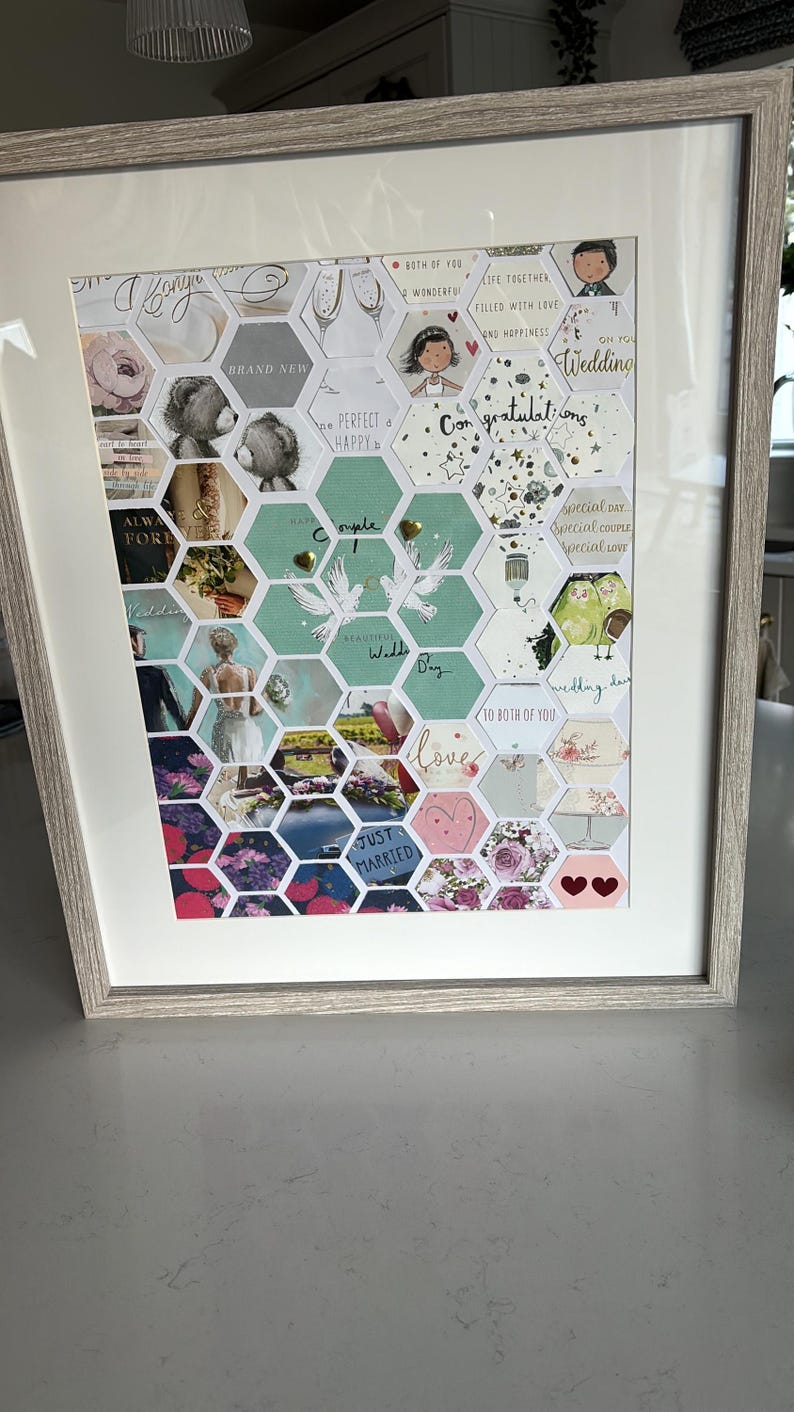 Bespoke Keepsake Wedding Card Collage/ Birthday/ Special Occasion ...