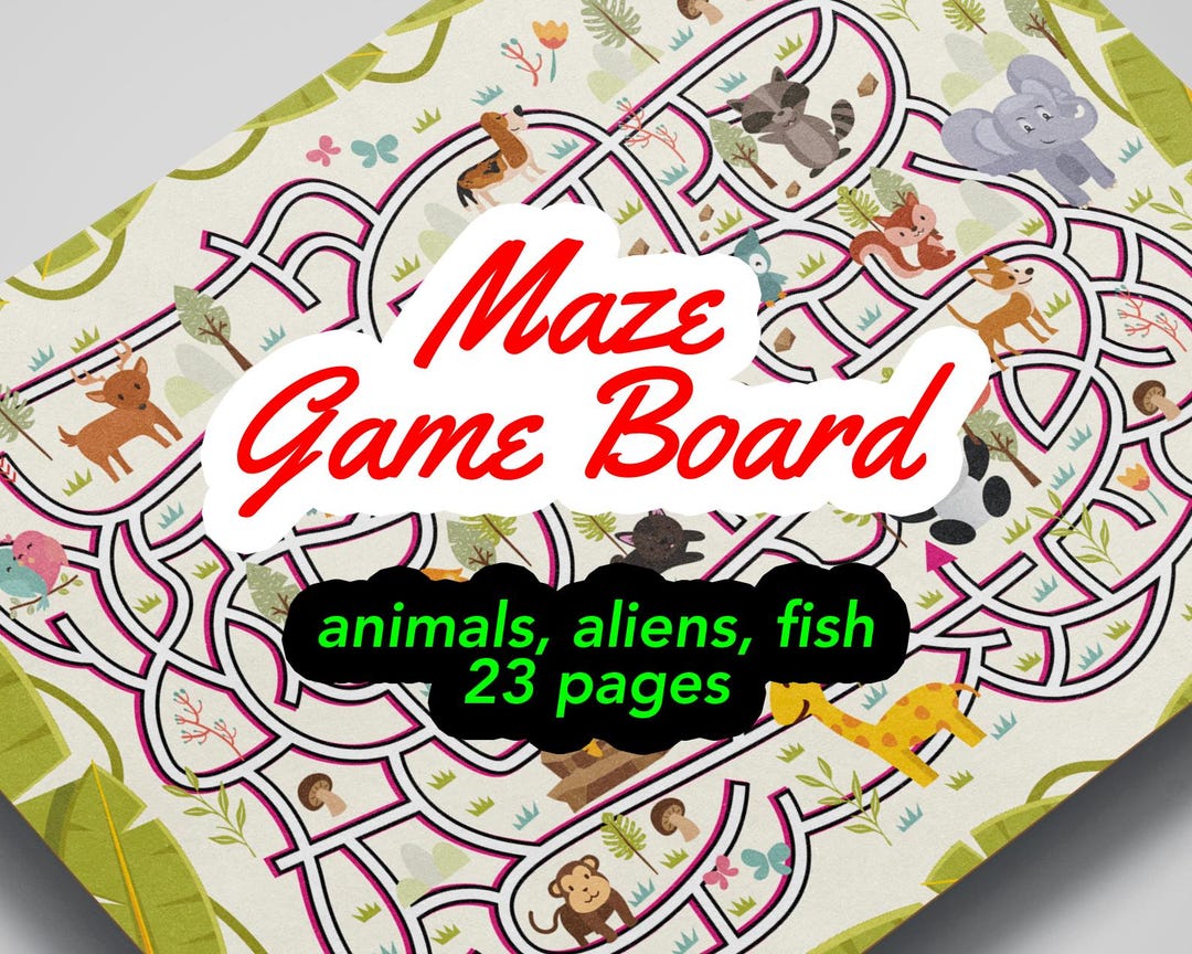 Printable Maze Puzzles for Kids | Educational Drawing Activity ...