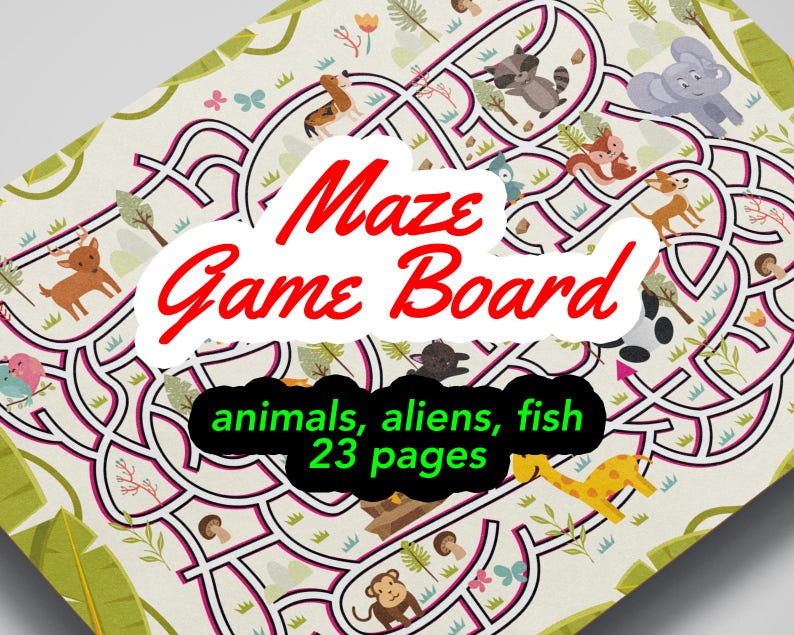 Printable Maze Puzzles for Kids | Educational Drawing Activity ...