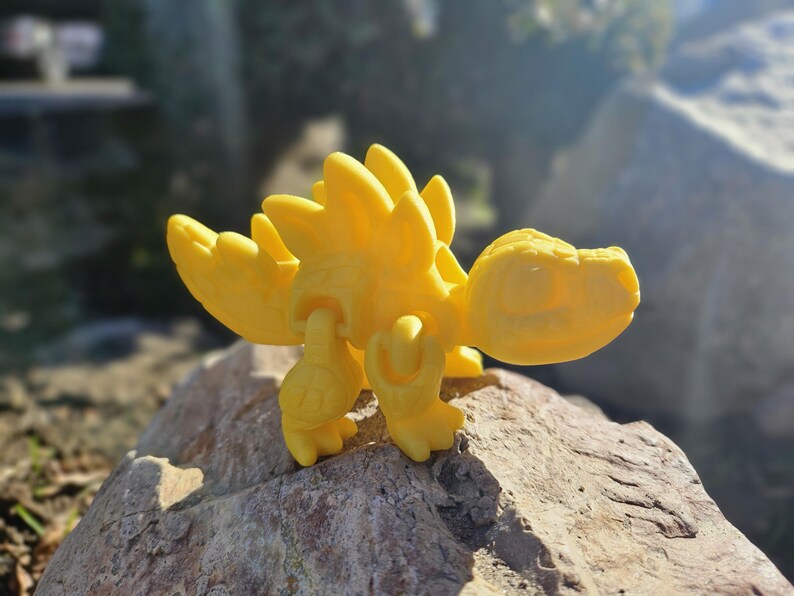 3D Printed Stegosaurus Toy – Fun Dinosaur Gift for Kids - Great ...