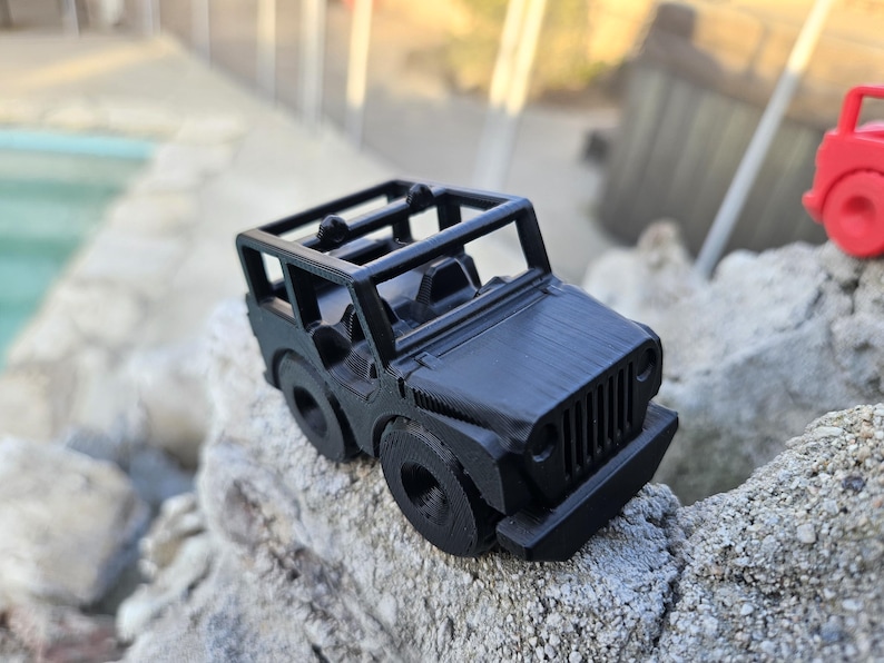 3D Printed Jeep Toy Off-road Adventure Gift for Kids - Etsy