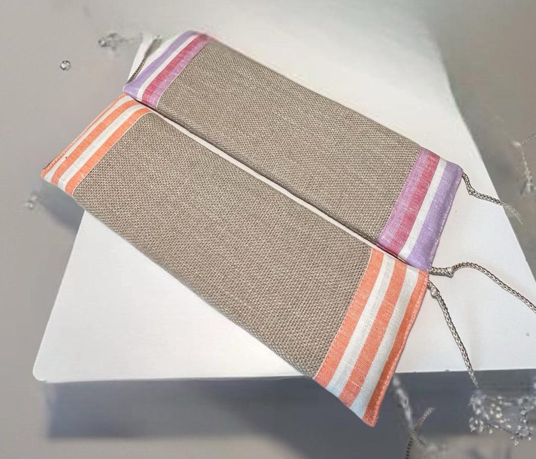 Natural Linen Back Scrubber With Handles: Exfoliating Body Scrub Belt ...