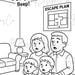 Fire Safety Coloring Pages: 5 Printable Sheets for Kids (PDF) - Etsy