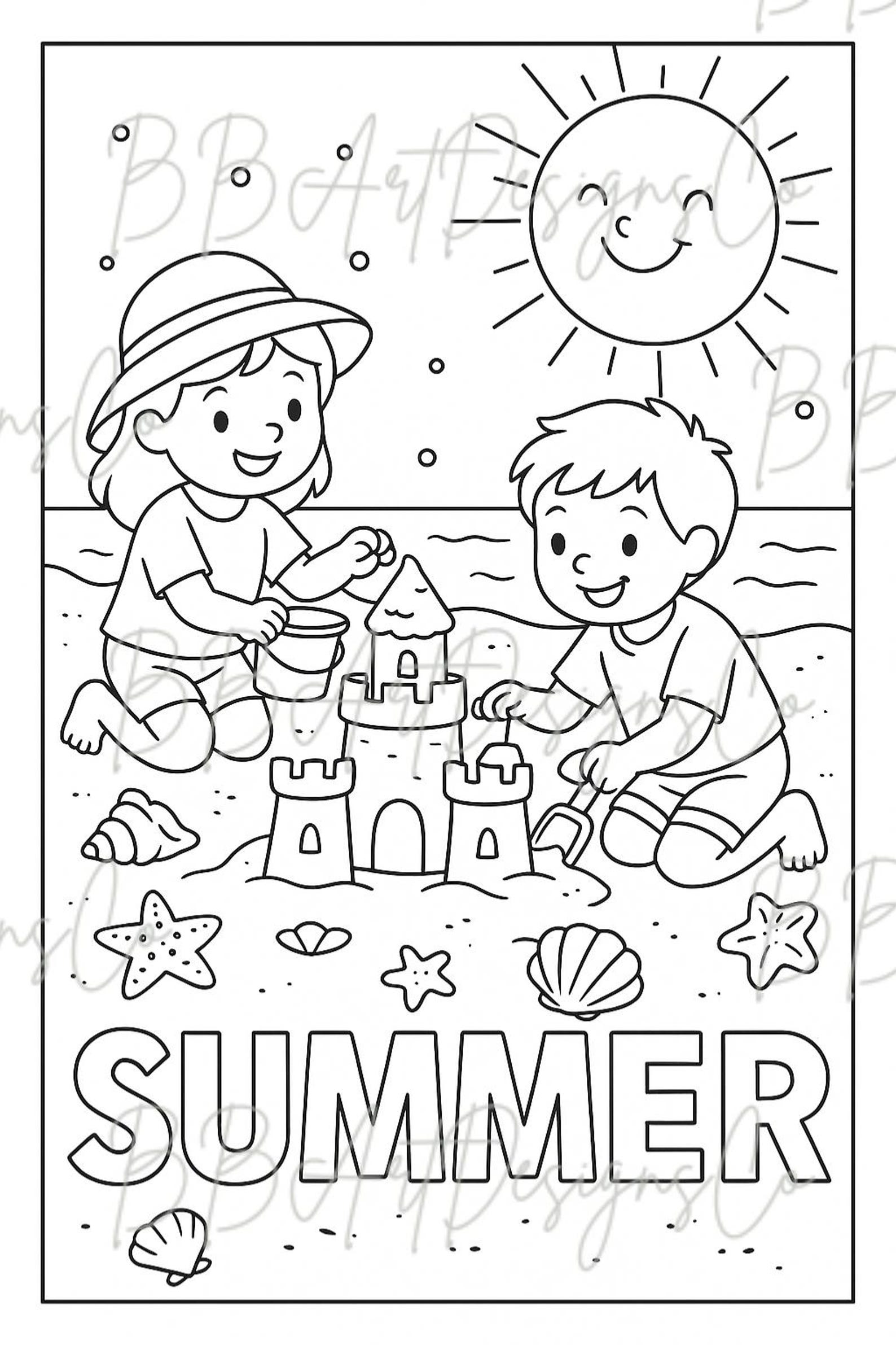 Four Seasons Coloring Pages | Printable Seasonal Activity Sheets for ...