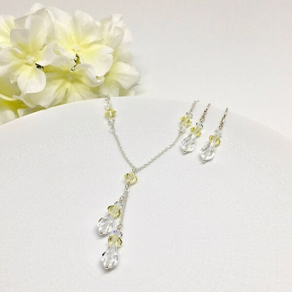 Yellow Jewelry Set - Etsy
