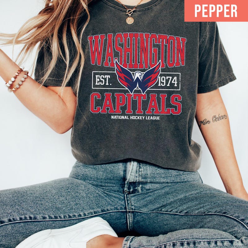 Capitals Comfort Colors Shirt - Etsy