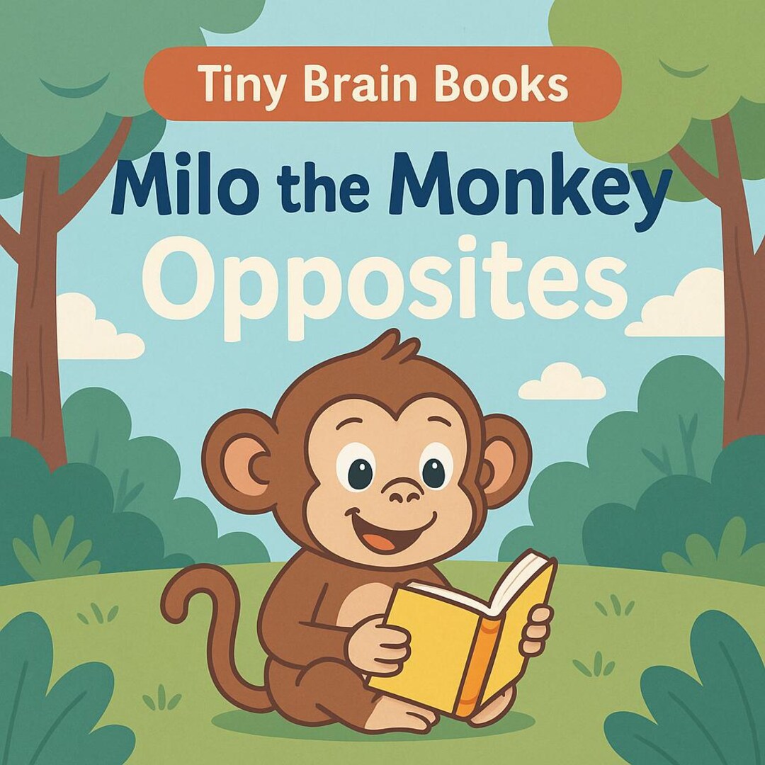 Milo the Monkey Opposites - Educational Children's Book by Tiny Brain ...