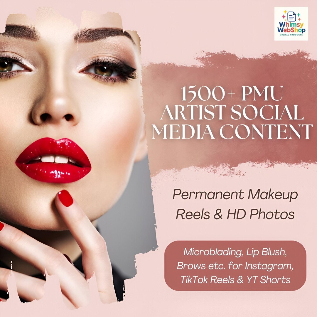 1500+ Permanent Makeup Artist Reels HD Photos | PMU Social Media Posts ...
