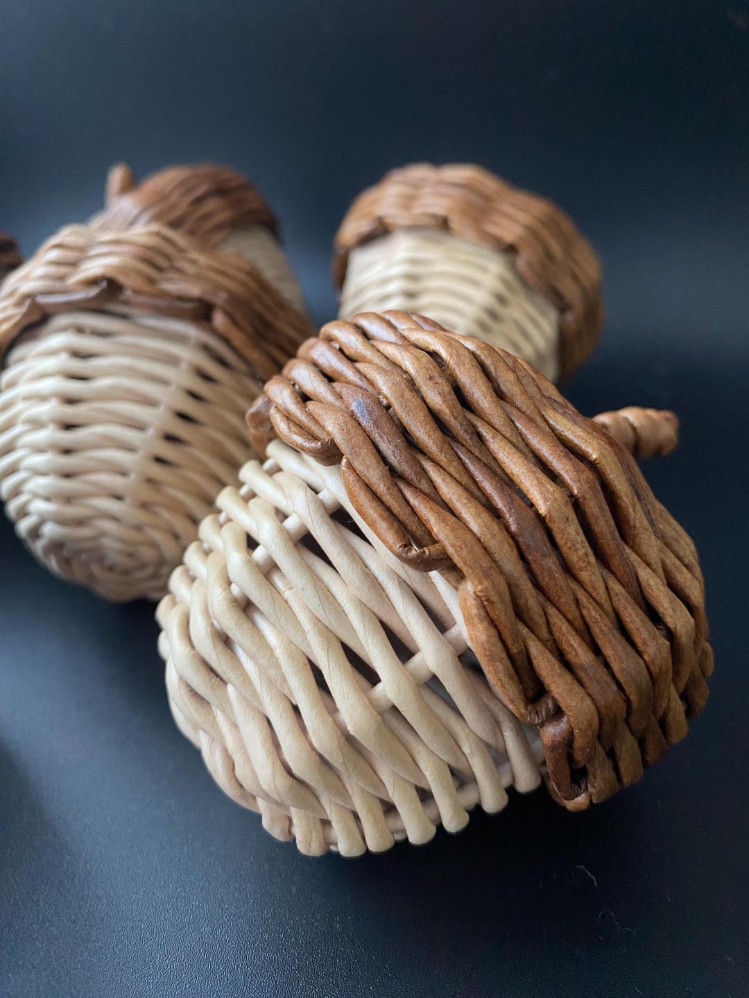 Wicker Acorn Decor for the Nursery Toy Storage Box Jewelry Box ...