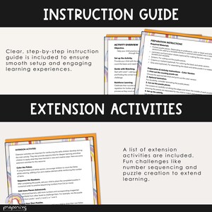 Number Match Puzzle for Toddlers, Hands-on Counting & Learning Activity ...
