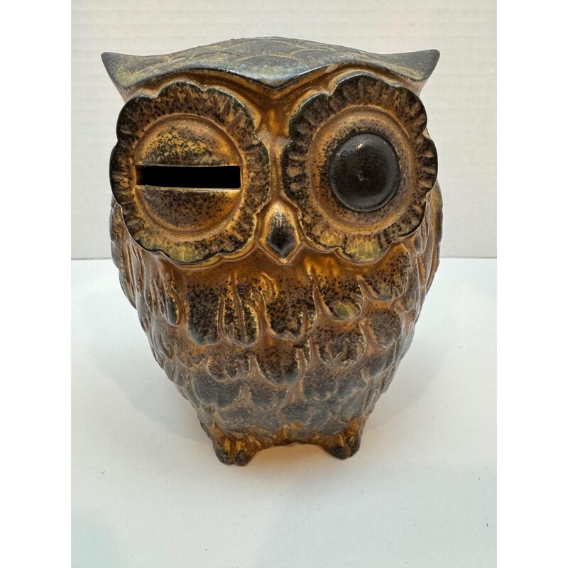 Owl Coin Bank - Etsy
