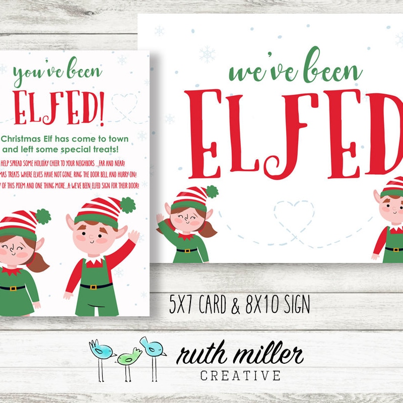 Elves at Work Sign - Etsy