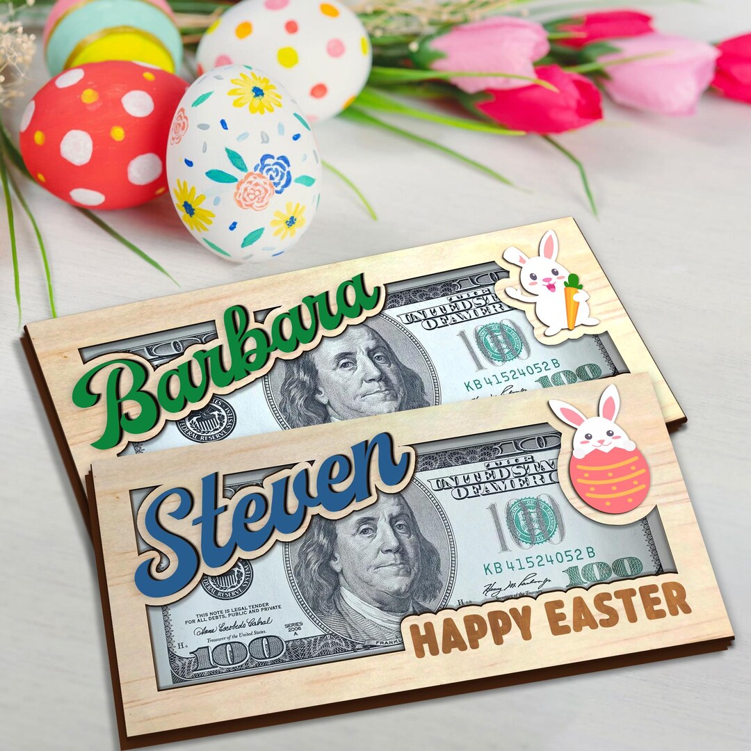 Easter Money Holder, Easter Bunny Money Gift, Easter Gifts for Teens ...