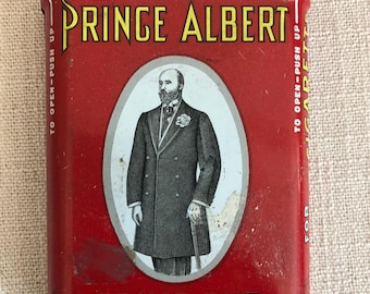 Vintage Collectible Prince Albert Crimp Cut Tobacco Tin - Etsy