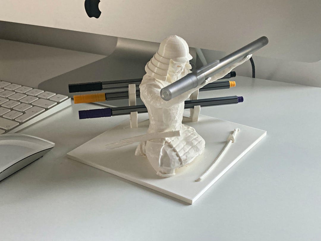 Samurai - Pen Holder, Ninja Pen. - Etsy
