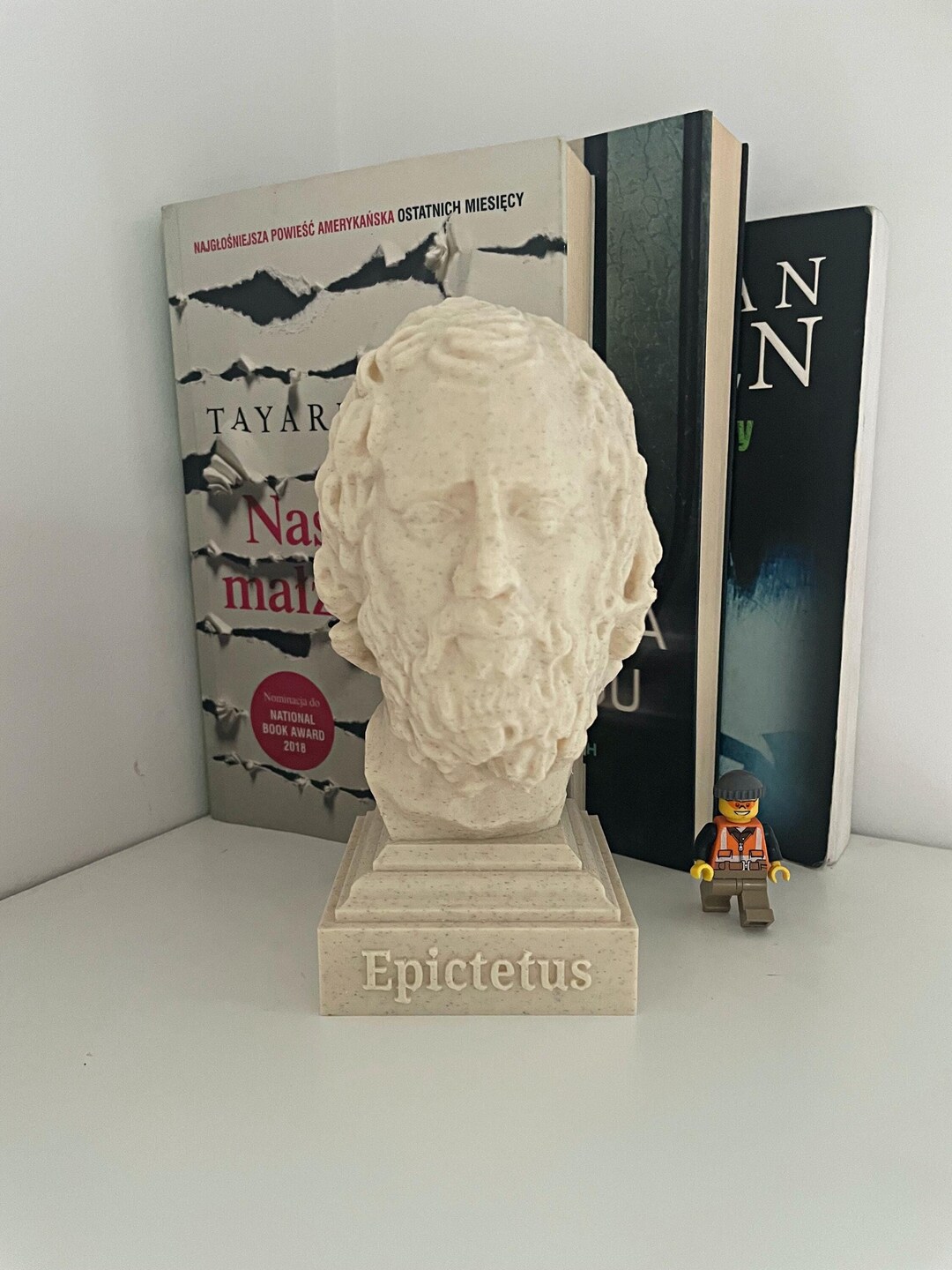 EPICTETUS Greek Philosopher Bust, Classical Sculpture, Stoic Philosophy ...