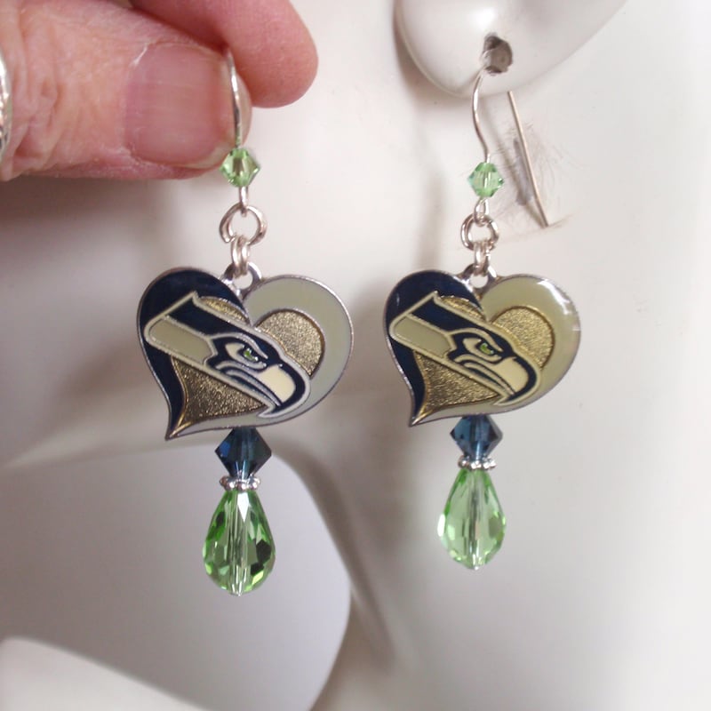 Seahawks Earrings - Etsy