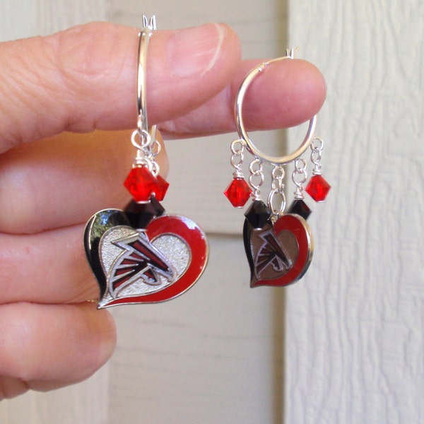 Falcons Earrings - Etsy