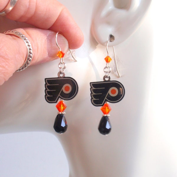 Philadelphia Flyers Earrings - Etsy