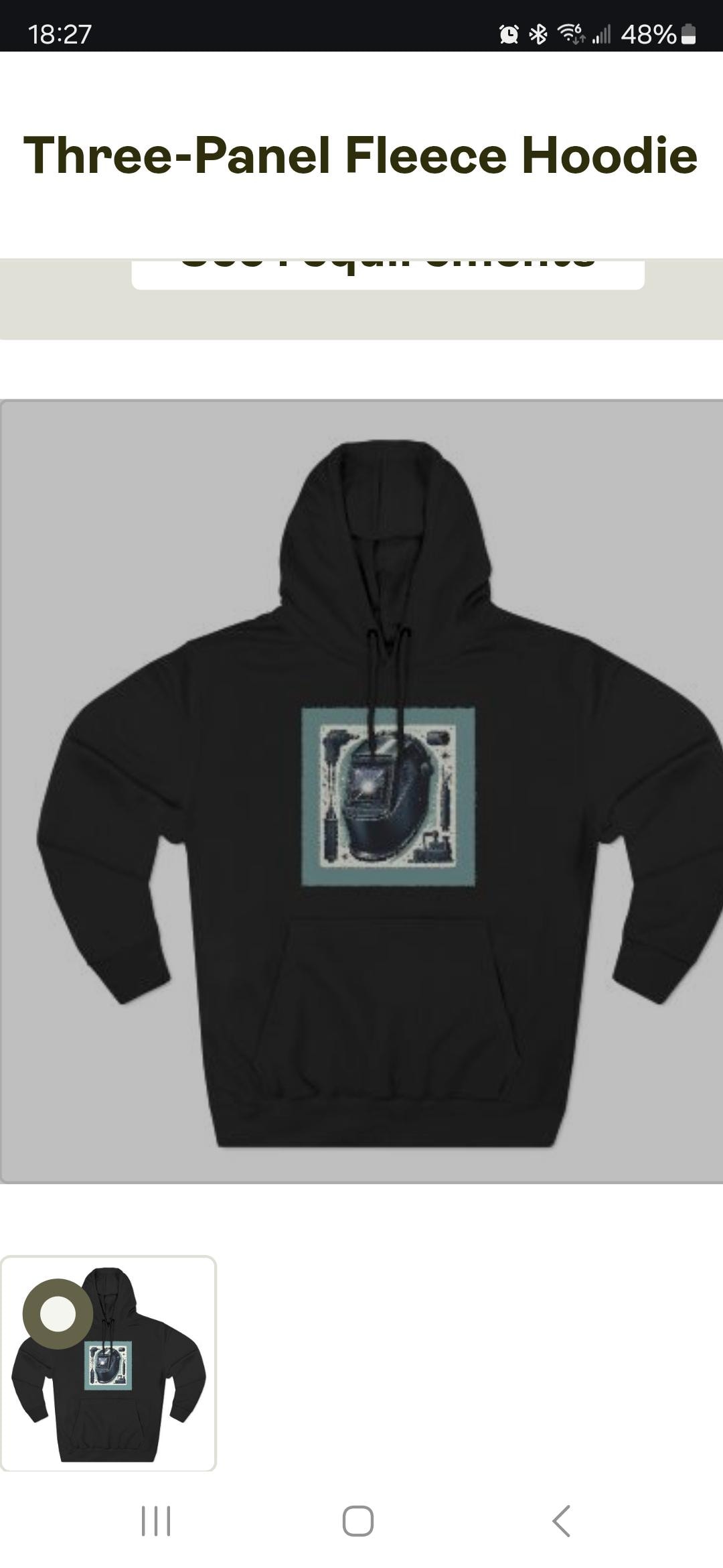 Three-panel Fleece Hoodie - Etsy