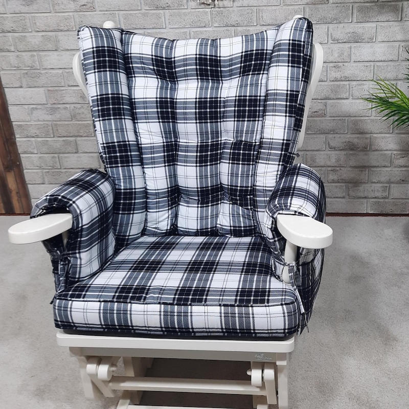 Wingback Rocker Glider Cushions - Etsy