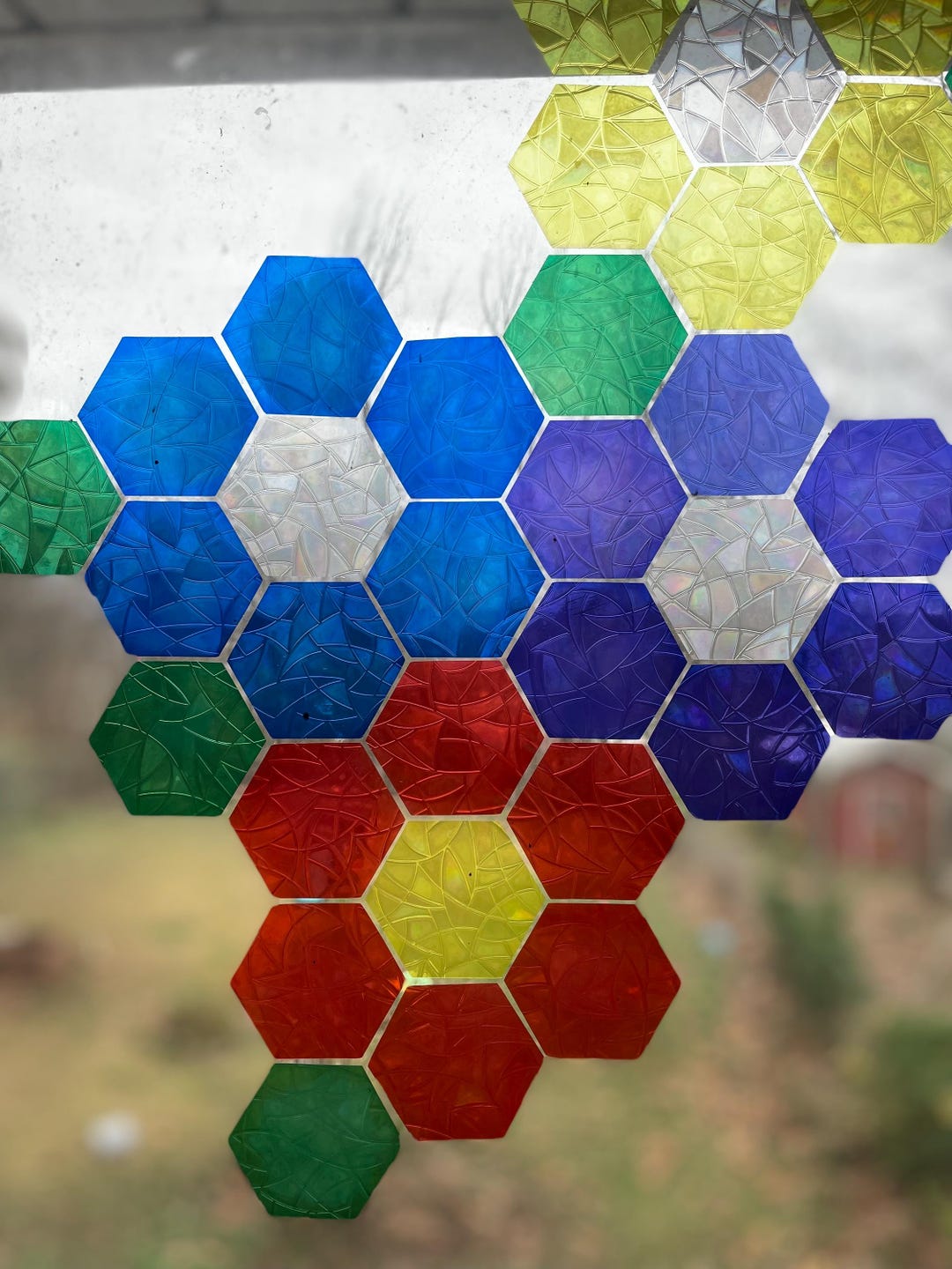 Stained Glass Inspired Rainbow Casting Hexagons- Add a Touch of ...