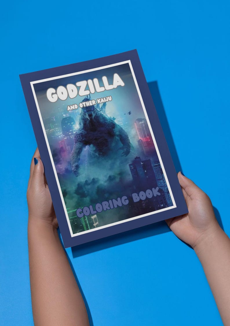 Godzilla & Other Kaiju Colouring Book Over 50 Pages! - Digital Download ...
