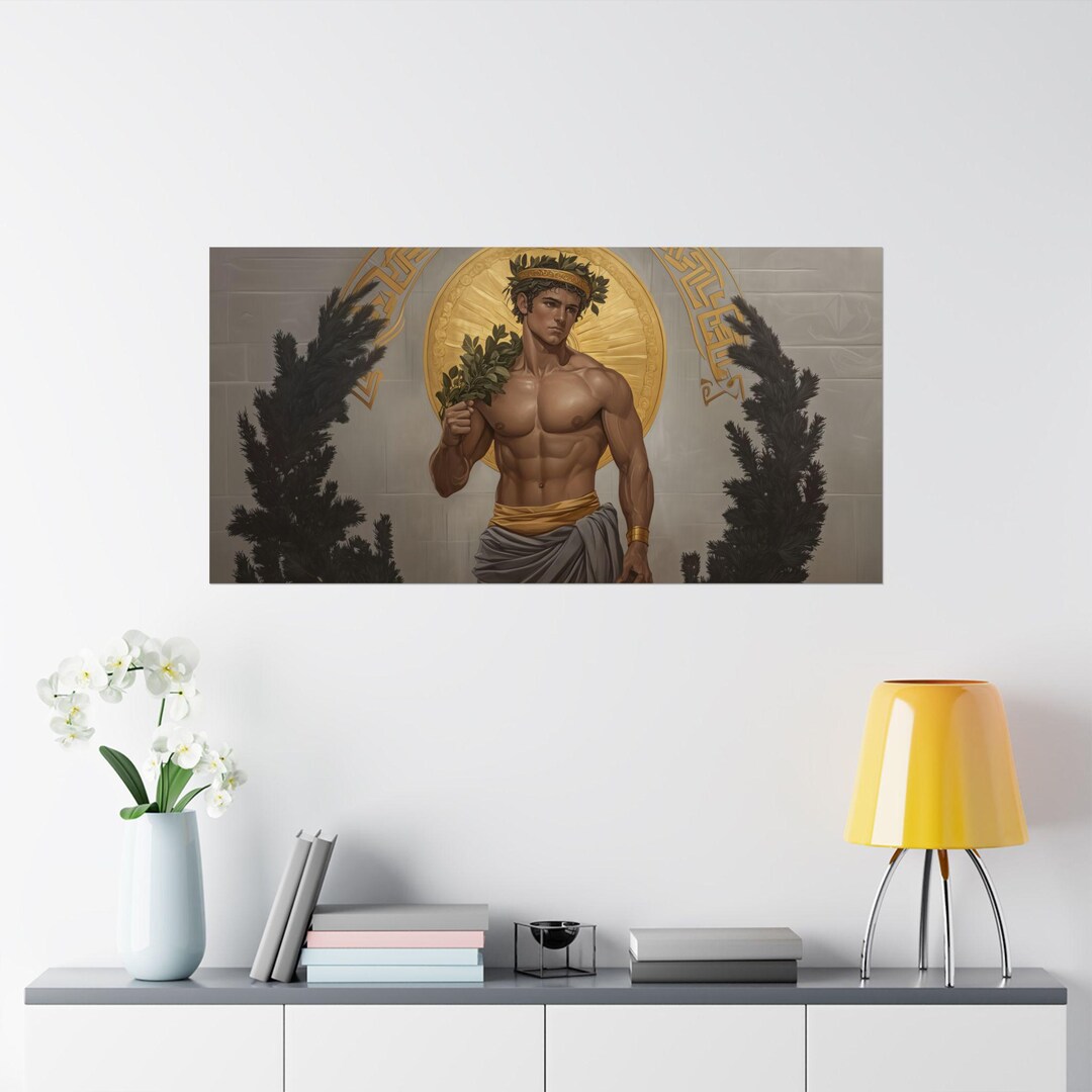 Dionysus Poster, God of Festivity Art Print, Greek Mythology Home Decor ...