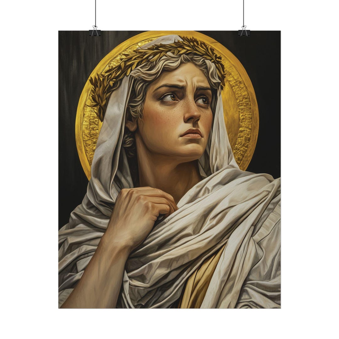 Poster Print, Greek Goddess Demeter Michelangelo Style, Goddess of the ...