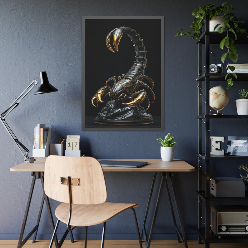 Scorpio Zodiac Poster, Scorpio Zodiac Art, Horoscope Wall Print ...