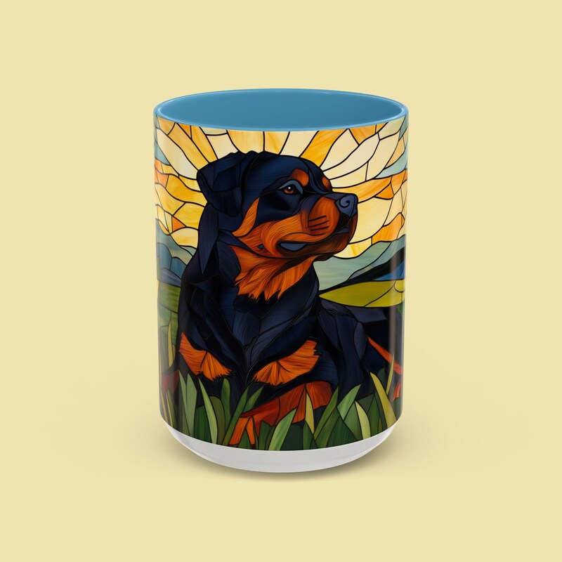 Rottweiler Stained Glass - Etsy
