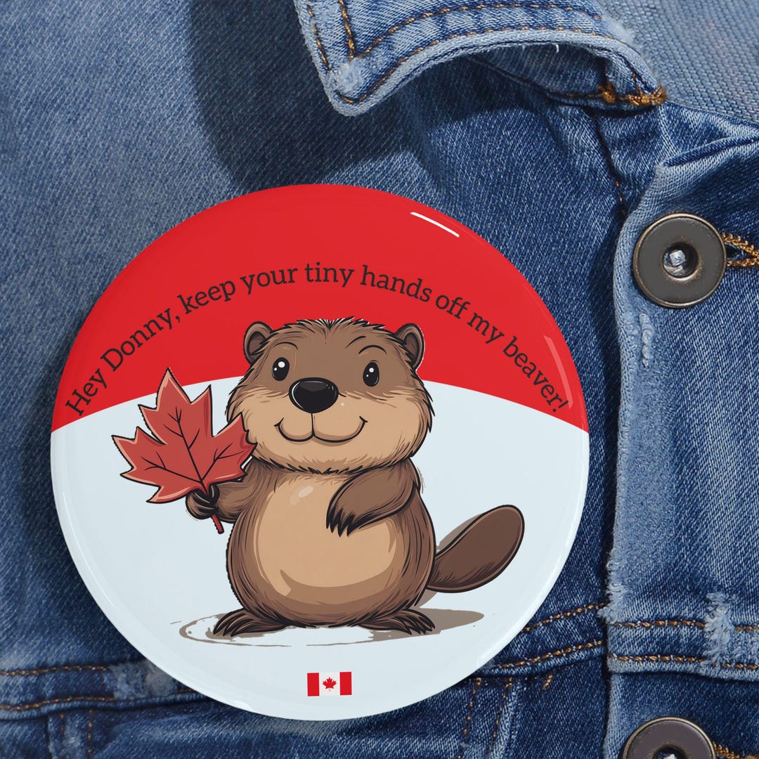 Cute Beaver Round Pin, Funny Animal Enamel Pin for Jackets, Perfect ...