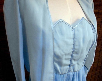 Ice blue chiffon | Etsy