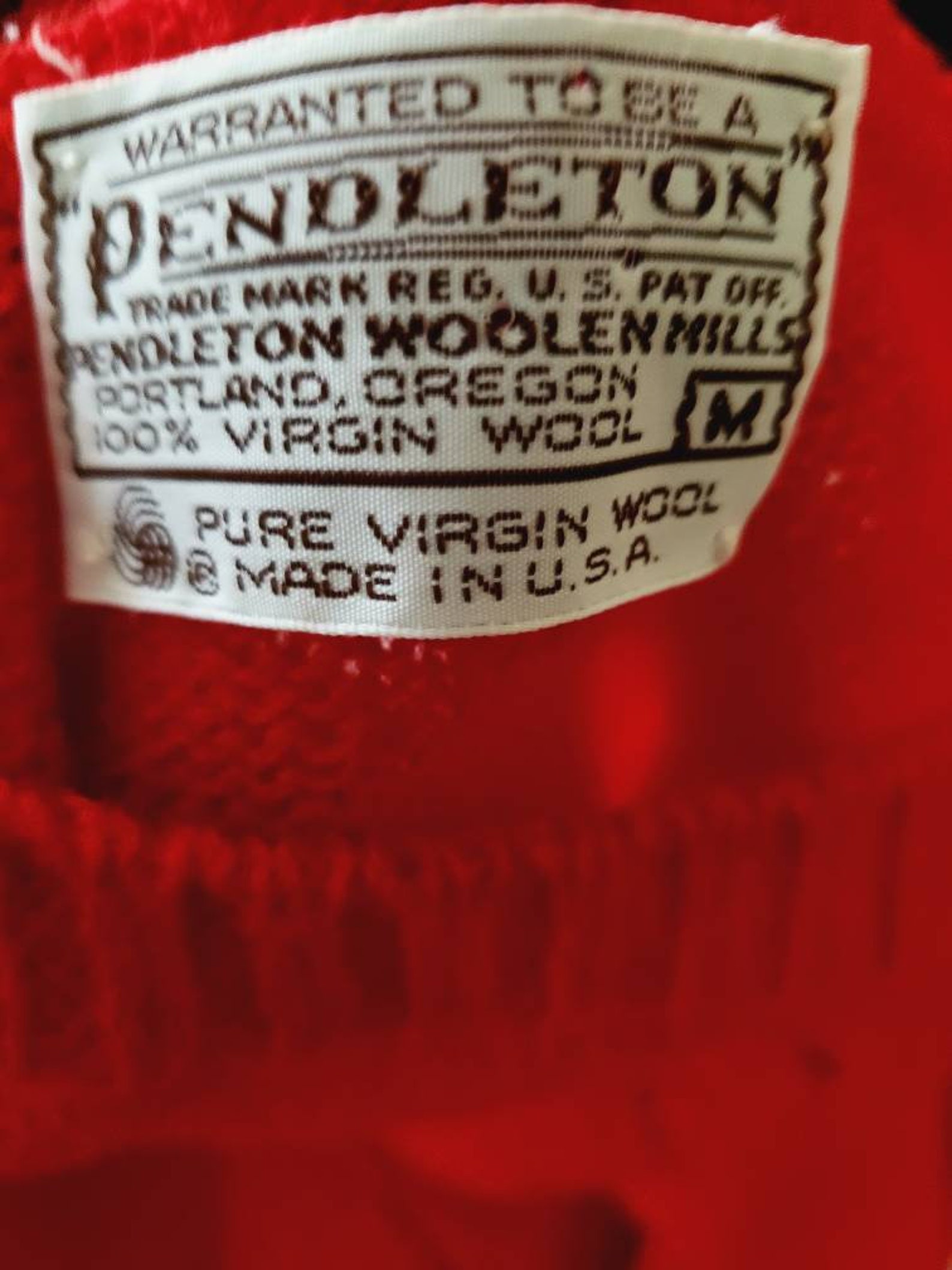 Vintage 70s Cherry Red Open Weave Pendleton Sweater M - Etsy