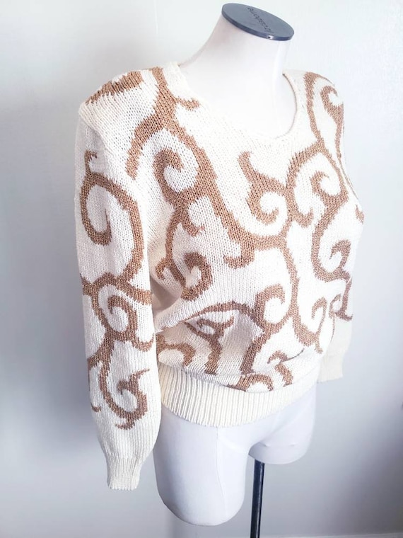 Vintage cream swirl - Gem