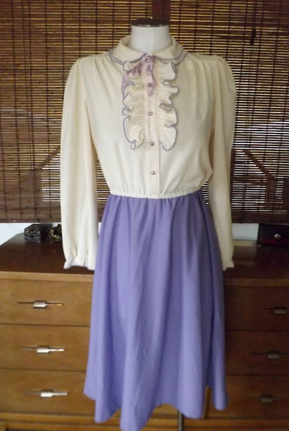 Vintage lavender ruffle tuxedo - Gem