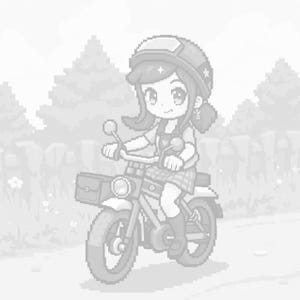 Pixel Girls Coloring Book: 30 Fun and Adorable Designs to Spark ...