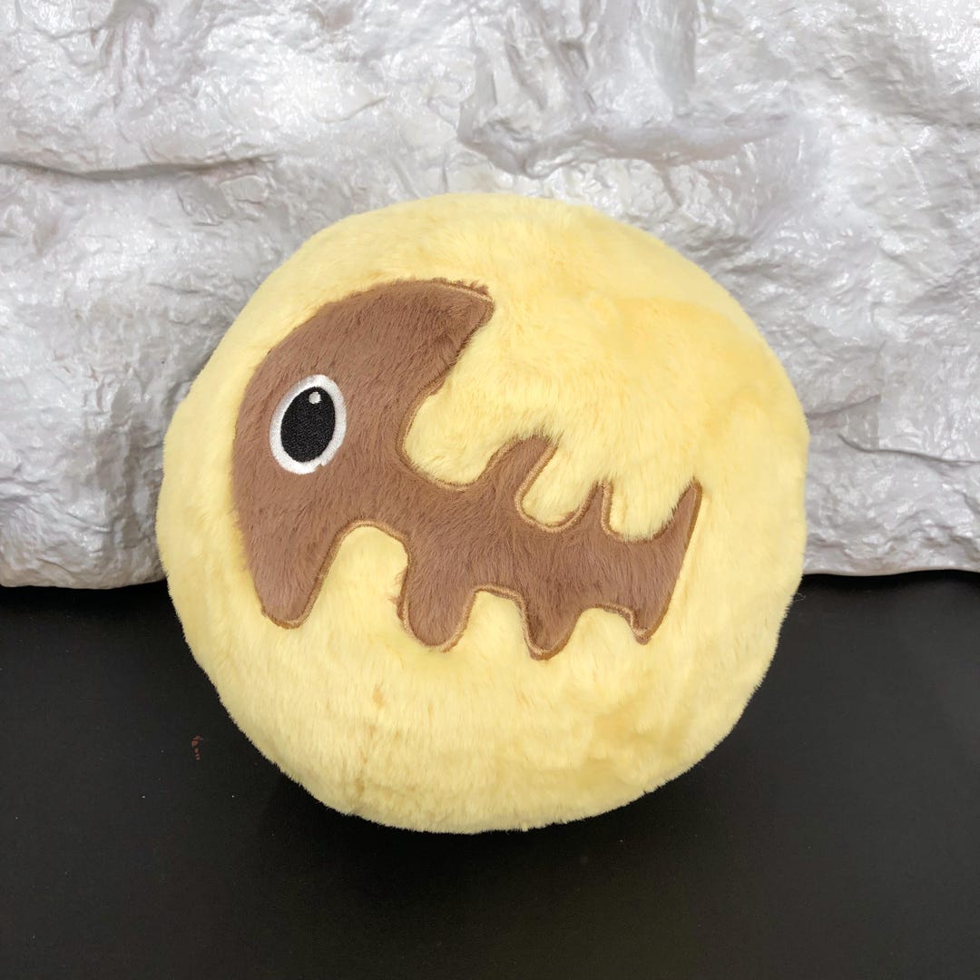 Splatoon Golden Egg Plush Toy Soft Yellow Salmon Egg Pillow Ball With ...