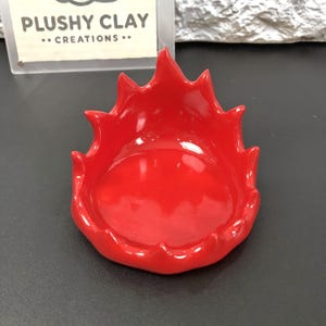 Calcifer Flame Ring Holder Resin Jewelry Dish Anime Trinket Tray by ...