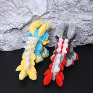 Monster Hunter Stygian Zinogre Plush Handmade Iceborne Dragon Stuffed ...