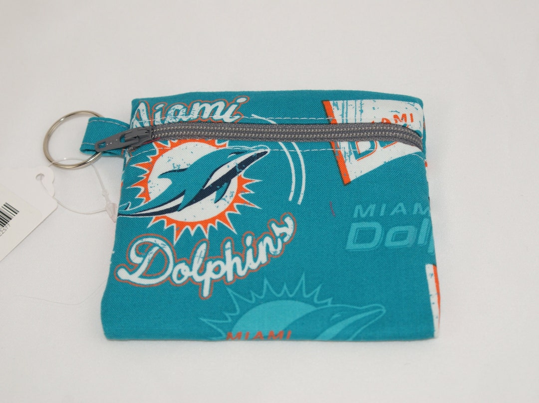 Keyring Zipper Pouch, Miami Dolphins - Etsy