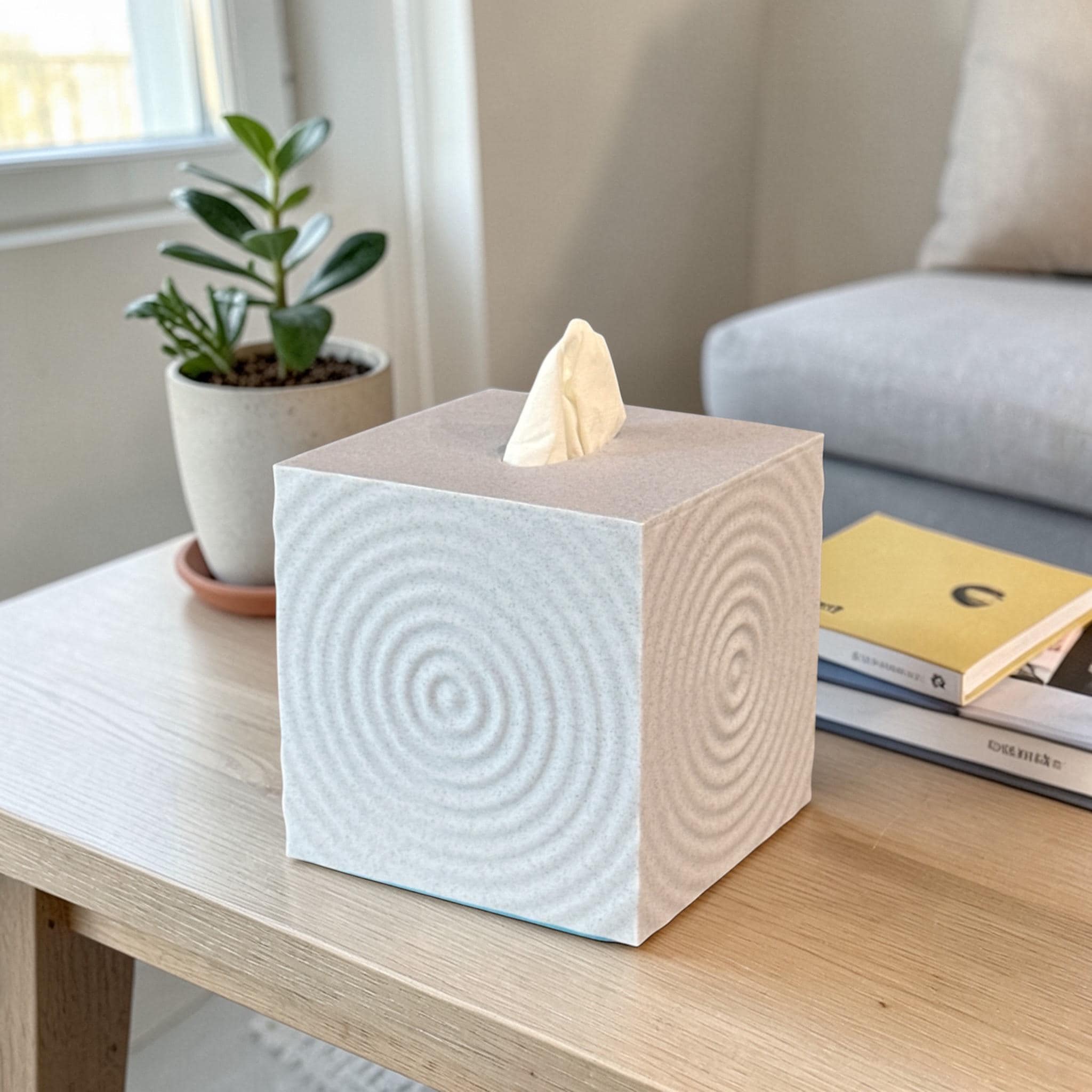 Tissue Box Cover Square, Modern Tissue Box Holder for Bathroom ...